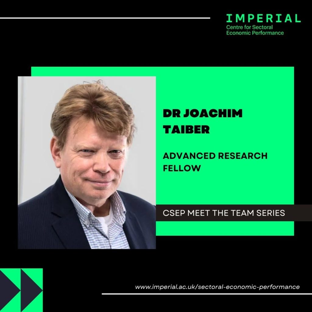 Meet the CSEP Team Series: Dr Joachim Taiber - CSEP Blogs