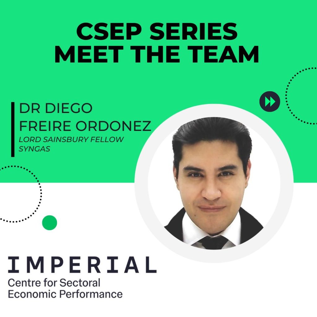 Meet the CSEP Team Series: Dr Diego Freire Ordonez - CSEP Blogs