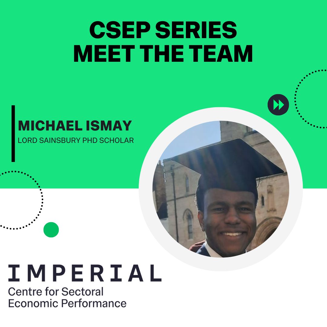Meet the CSEP Team Series: Michael Ismay - Centre for Sectoral Economic ...