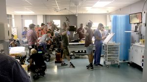 Behind the scenes as a TV medical advisor for Eastenders and Holby City