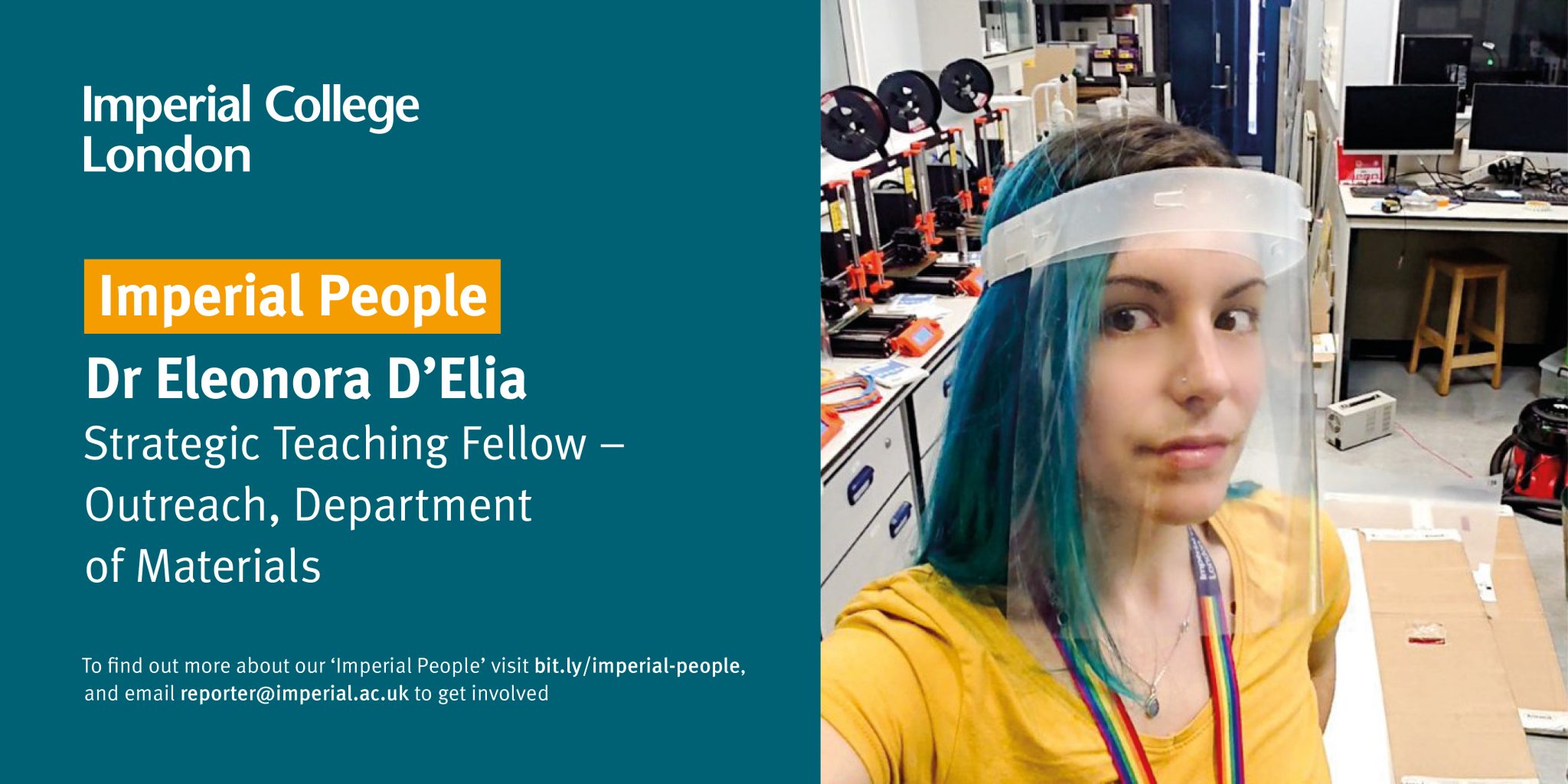 Dr Eleonora D'Elia, Strategic Teaching Fellow - Outreach, Department of ...