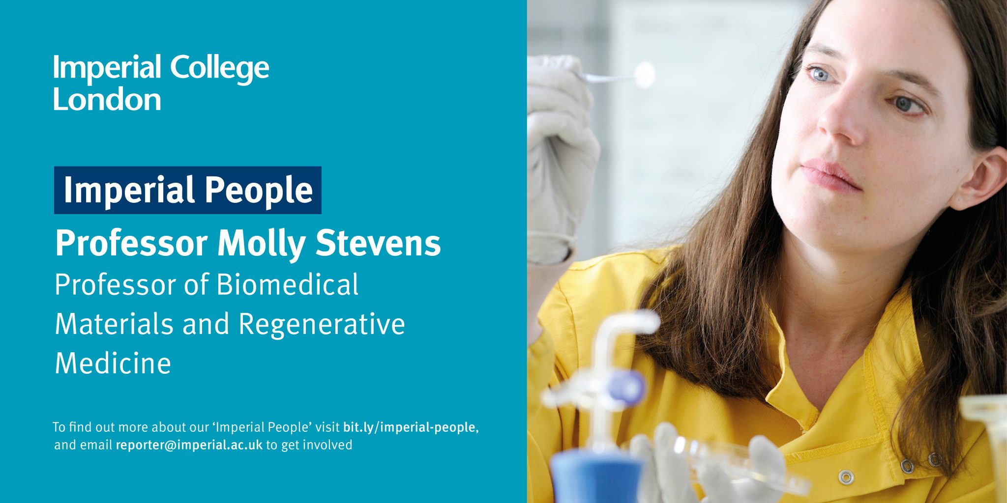 Professor Molly Stevens, Professor of Biomedical Materials and ...