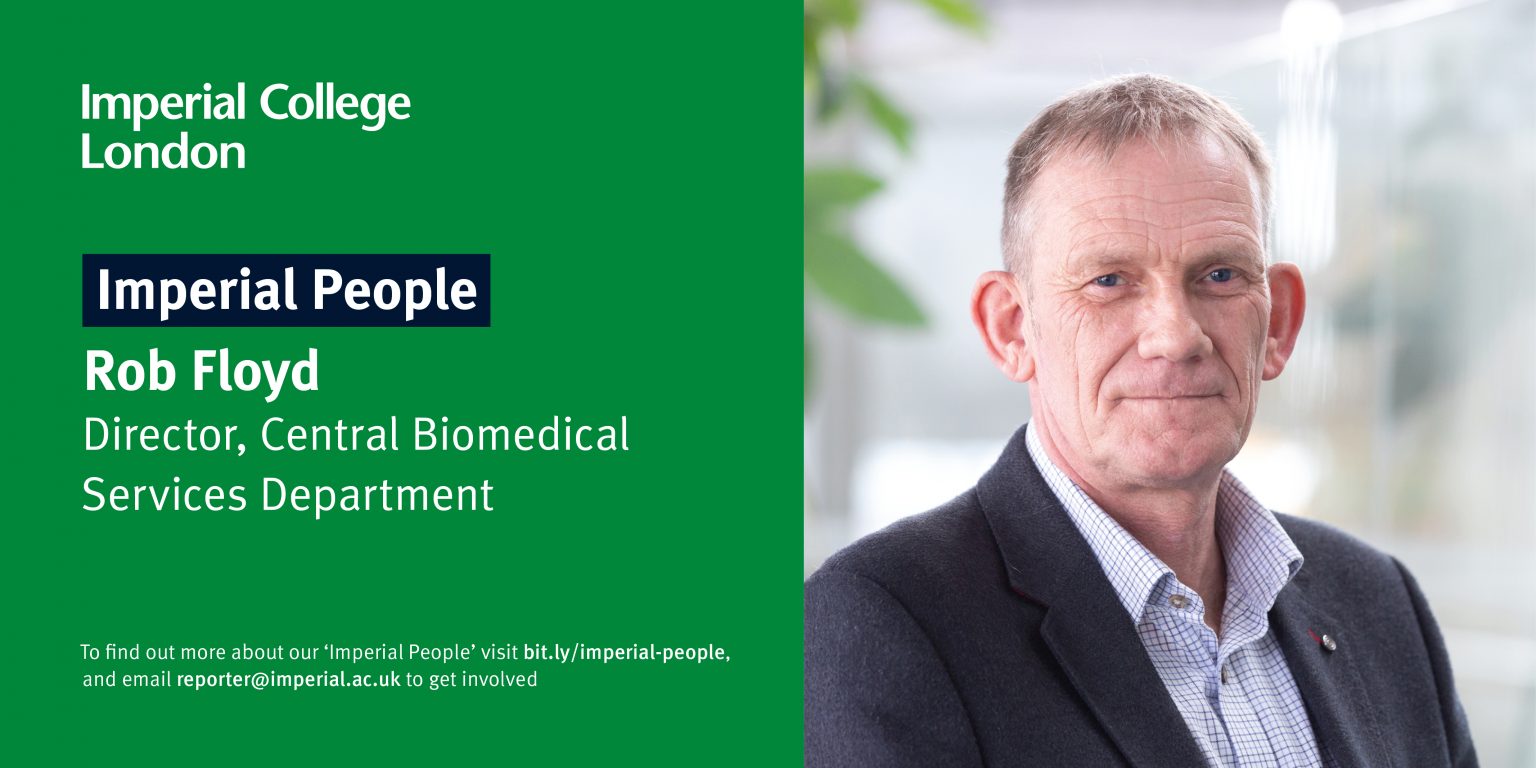 Rob Floyd, Director of the Central Biomedical Services Department ...