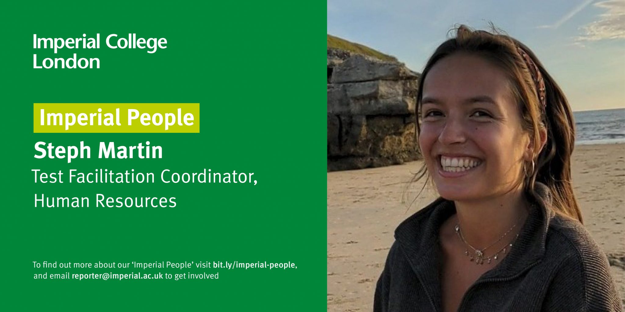 Steph Martin, Test Facilitation Coordinator, Human Resources - Imperial ...