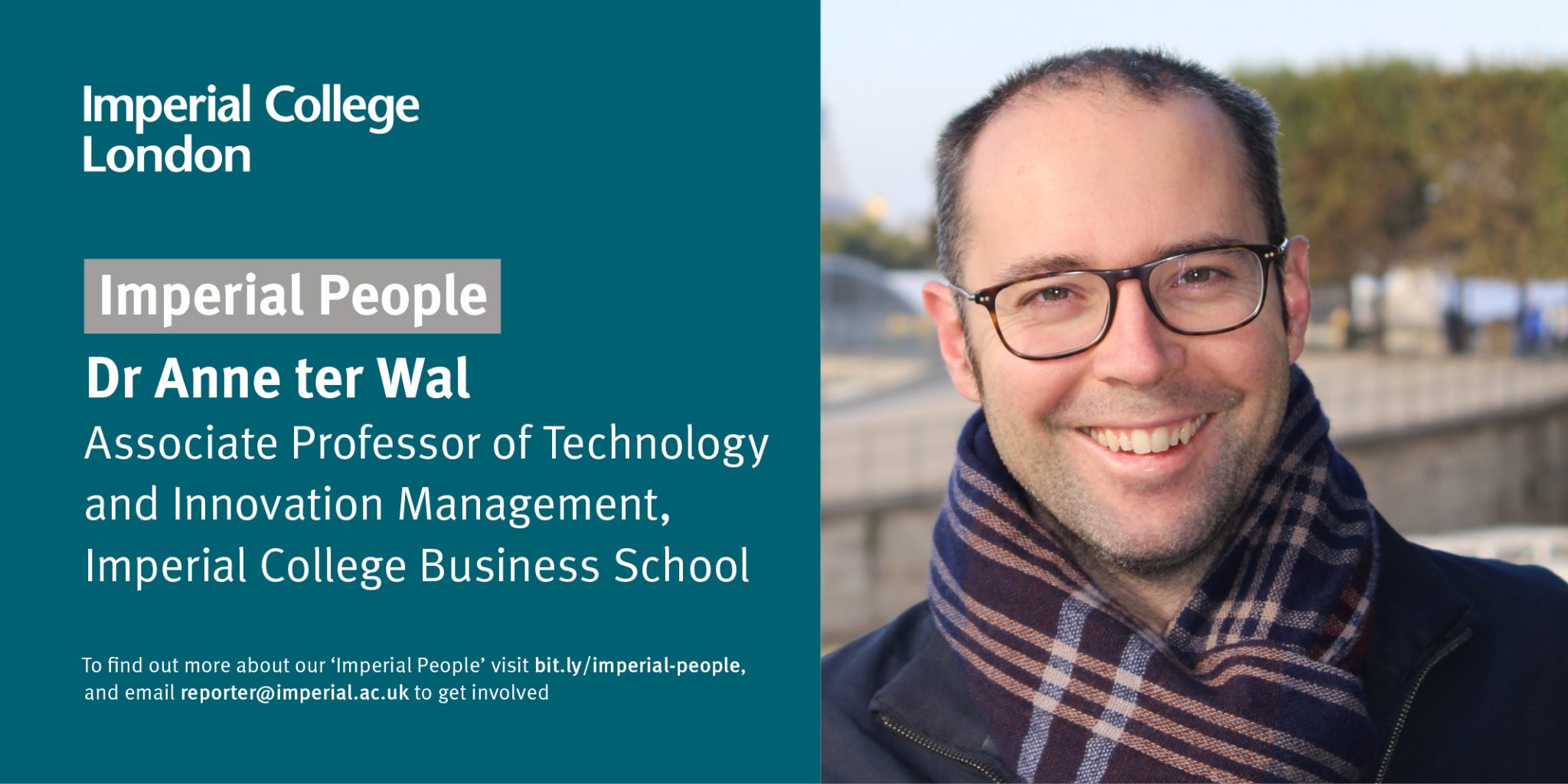 Dr Anne ter Wal, Associate Professor of Technology & Innovation ...