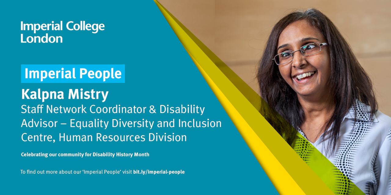 Kalpna Mistry, Staff Network Coordinator & Disability Advisor ...