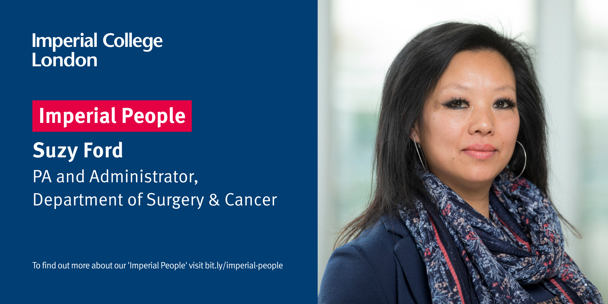 Suzy Ford, PA and Administrator, Department of Surgery and Cancer ...