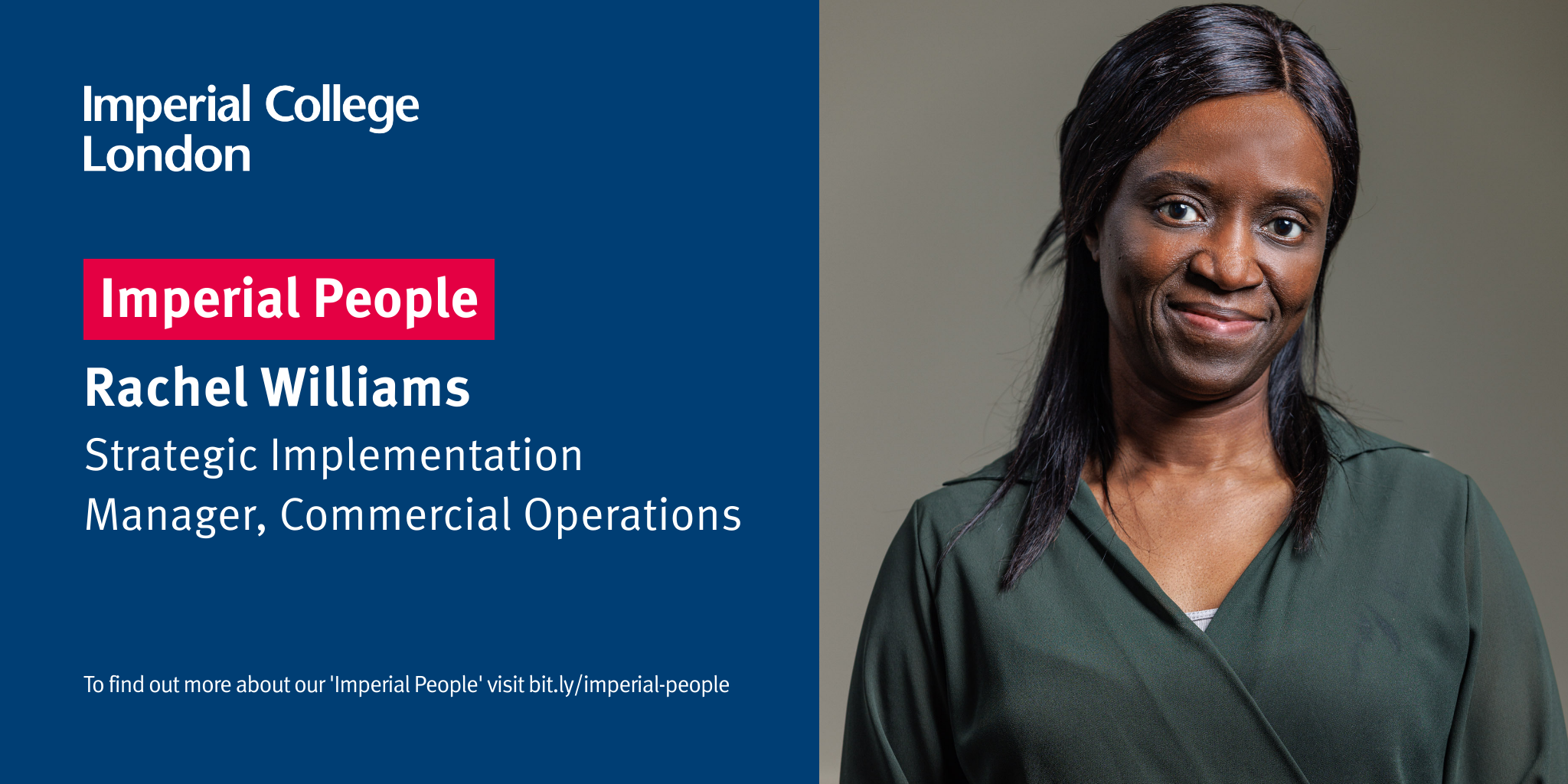 Rachel Williams, Strategic Implementation Manager, Commercial ...