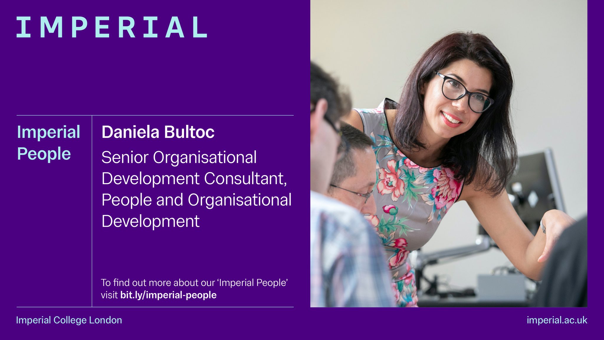 Daniela Bultoc, Senior Organisational Development Consultant, People ...