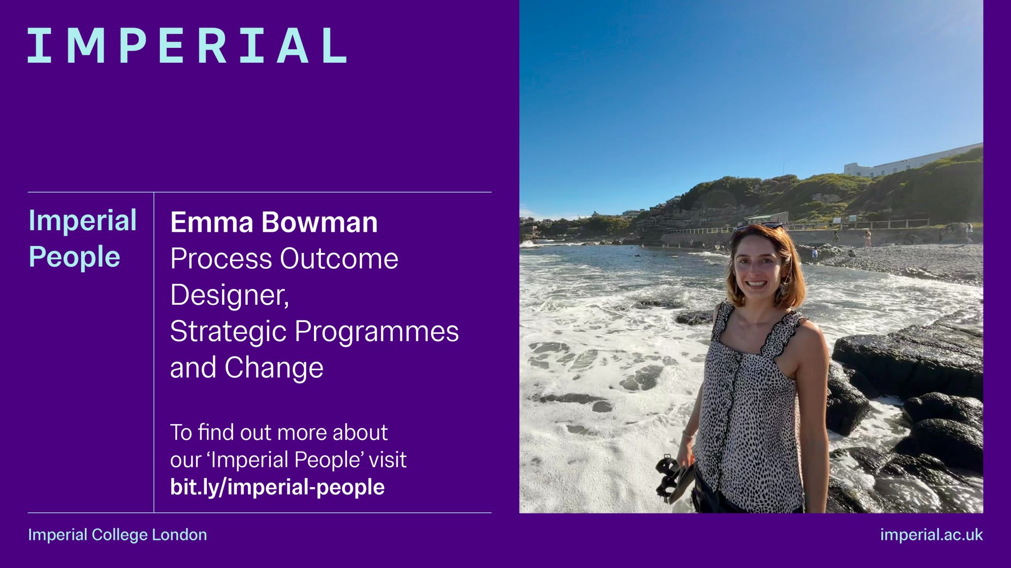 Emma Bowman, Process Outcome Designer, Strategic Programmes and Change ...