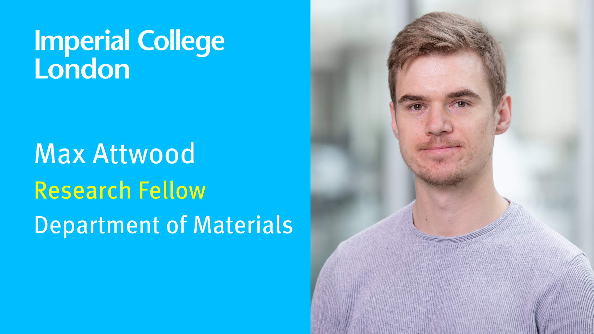 Quantum Potential: Dr Max Attwood on developing organic materials for ...