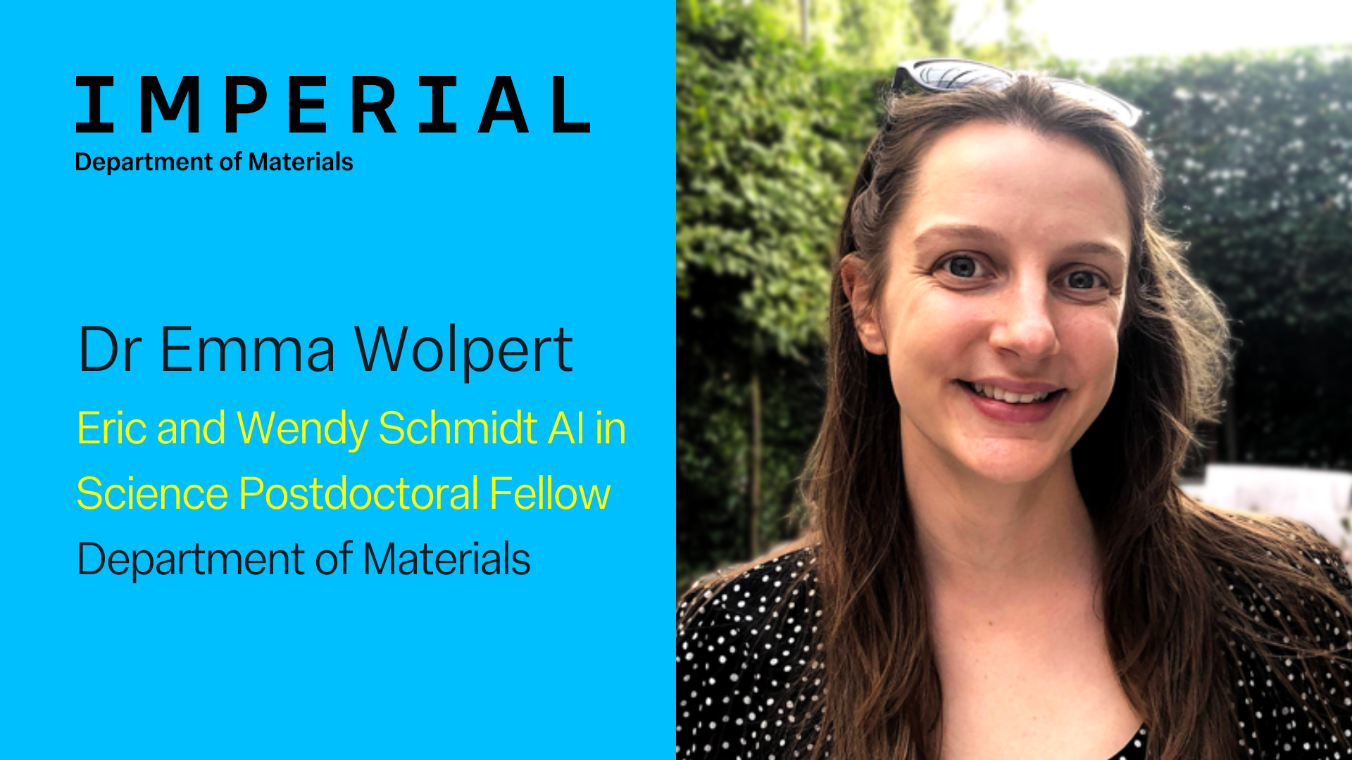 Fellow spotlight: Dr Emma Wolpert on designing better porous and ...