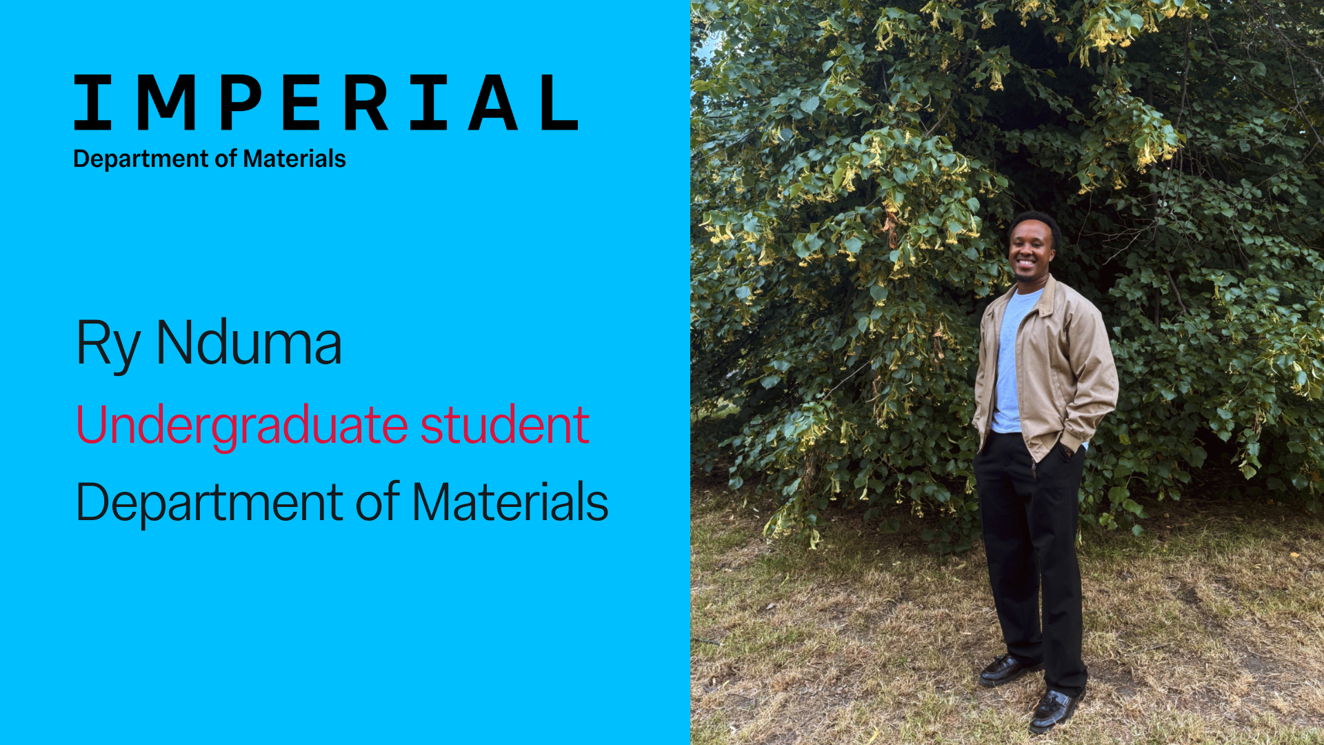 Undergraduate Research Opportunity Placement: Ry Nduma - Imperial Materials
