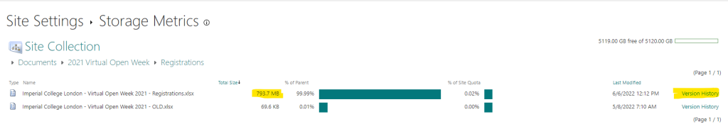 One Drive for Business - what's using my space? - Office 365 News and ...
