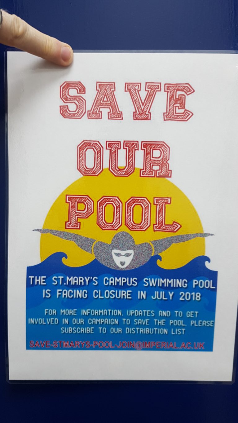 Save the St Mary's pool! - Student blogs - Imperial College London